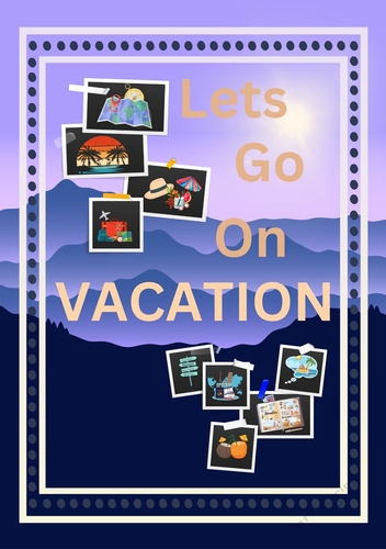 Vacation Card Mini Kit - CUP1312806_125912 | Craftsuprint