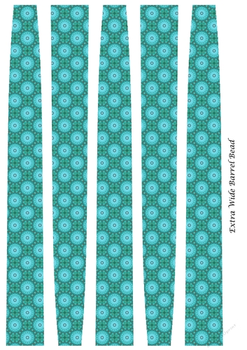 Extra Wide Paper Bead Design #1 - CUP896551_91416 | Craftsuprint