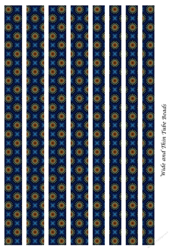 Paper Bead Design Sheet #5 - CUP896827_91416 | Craftsuprint