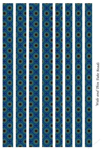 Wide and thin tube Paper Bead Template Design #8 - CUP898093_91416 ...