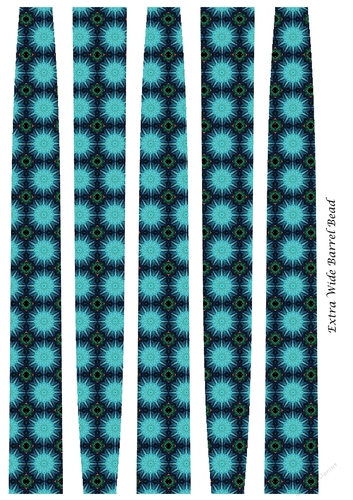 Extra Wide Barrel Shaped Paper Bead Template Design #10 - CUP898381 ...