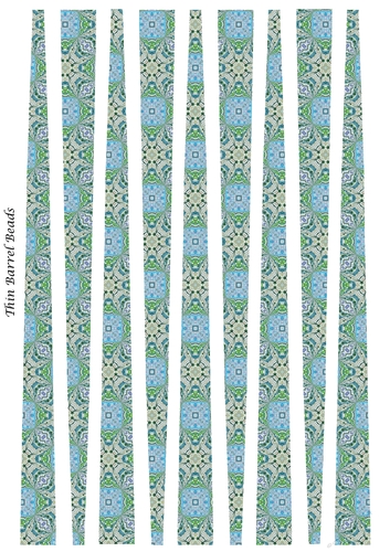 Small Barrel Shaped Paper Beads Template Design #17 - CUP900156_91416 ...