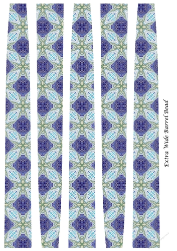 Extra Large Oval Shaped Paper Bead Template Design #20 - CUP902010 ...