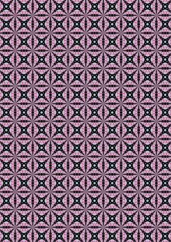Pink Rivers 05 Bright Pink Themed Patterned Paper A4 Sized Scrapbooking ...