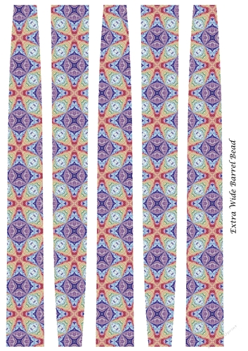 Extra Large Oval Shaped Paper Bead Template Design #22 - CUP902570 ...