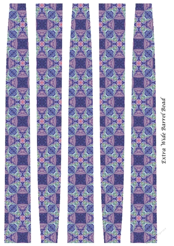 Extra Large Oval Shaped Paper Bead Template Design #24 - CUP903285 ...