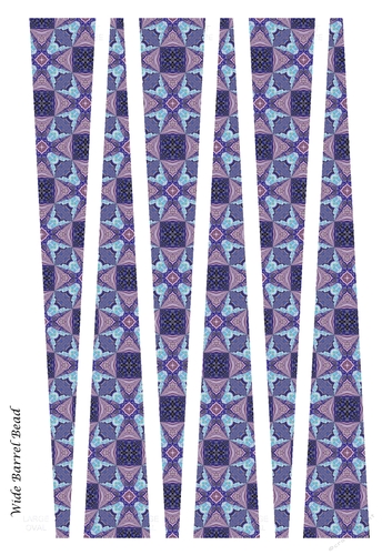 Large Barrel Shaped Paper Bead Template Design #25 - CUP903334_91416 ...