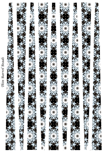 Small Oval Shaped Paper Bead Template Design #27 - CUP907645_91416 ...