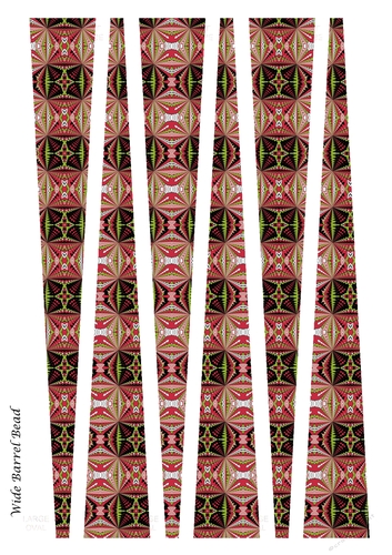 Large Oval Shaped Paper Bead Template Design #45 - CUP909958_91416 ...