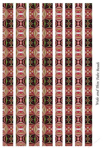 Tube Shaped Paper Bead Template Design #45 - CUP909960_91416 | Craftsuprint