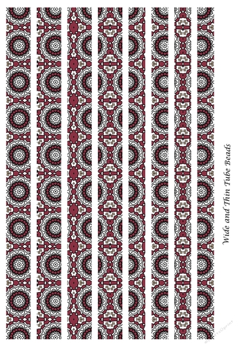 Tube Shaped Paper Beads Template Design #51 - CUP910712_91416 ...