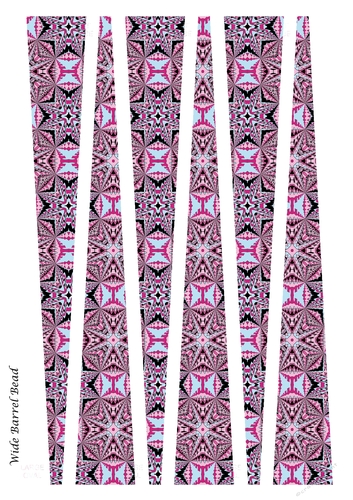 Large Barrel Shaped Paper Bead Template Design #67 - CUP912927_91416 ...