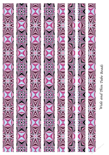 Tube Shaped Paper Bead Template Design #67 - CUP912928_91416 | Craftsuprint