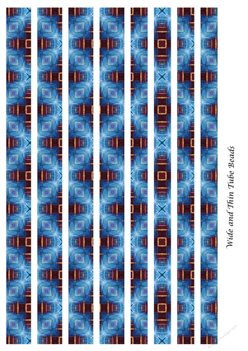 Tube Paper Beads Template Design #72 - CUP913693_91416 | Craftsuprint