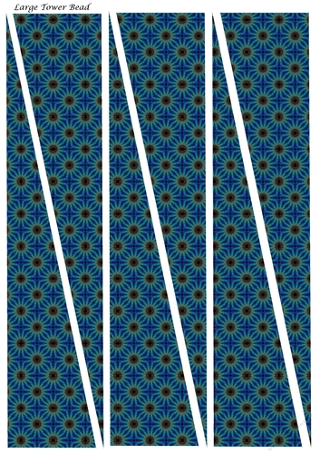 Large Tower-Shaped Paper Beads Template Design #08 - CUP978810_91416 ...