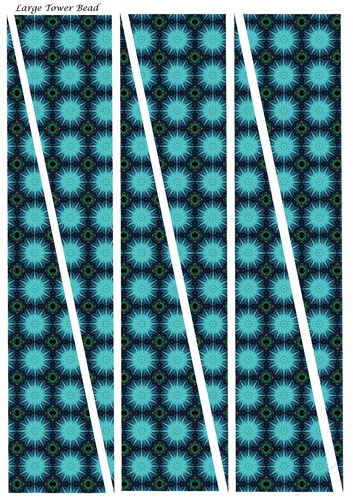 Large Tower Paper Beads Template Design #10 - CUP978824_91416 ...