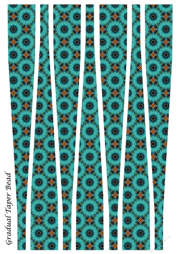 Gradual taper Paper Beads Template Design #12 - CUP978974_91416 ...