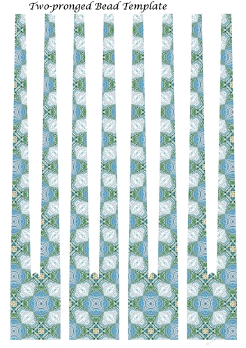 Double-Barrelled Two-Prong Paper Beads Template Design #16 - CUP986571 ...