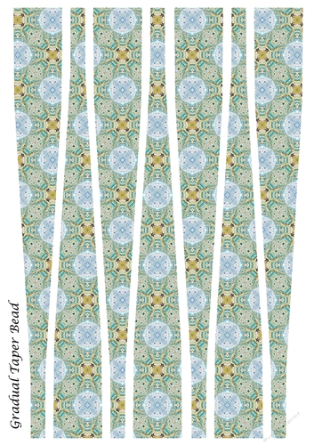 Large Gradual Taper Paper Beads Template Design #18 - CUP986577_91416 ...