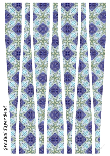 Large Gradual Taper Paper Beads Template Design #20 - CUP986603_91416 ...