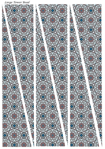 Large Tower Paper Beads Template Design #33 - CUP987005_91416 ...
