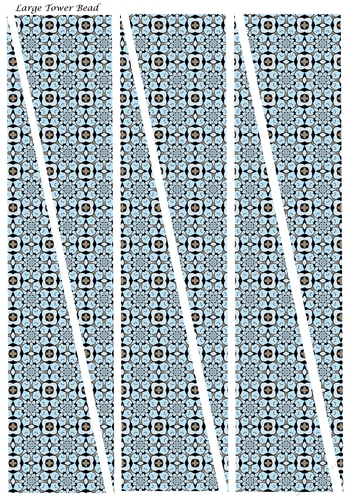 Large Tower Paper Beads Template Design #34 - CUP987010_91416 ...