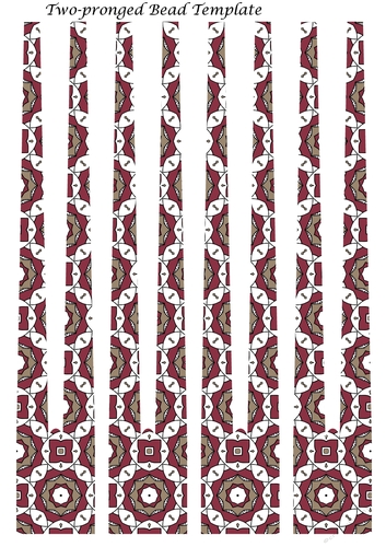 Double Barrel Paper Beads Template Design #52 - CUP988695_91416 ...