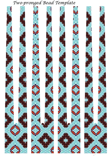 Double Barrel Paper Beads Template Design #76 - CUP989580_91416 ...