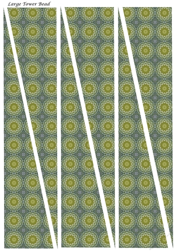 Large Tower Paper Beads Template Design #109 - CUP992049_91416 ...