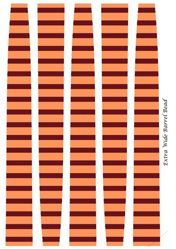 Extra Wide Barrel Paper Beads Template Design #144 - CUP994716_91416 ...