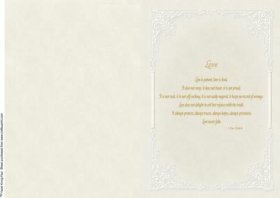 Wedding/anniversary/romance/love Insert - CUP113873_523 | Craftsuprint