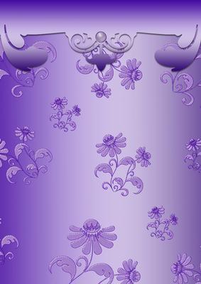 Gilded Brocade Background (purple) - CUP146616_523 | Craftsuprint