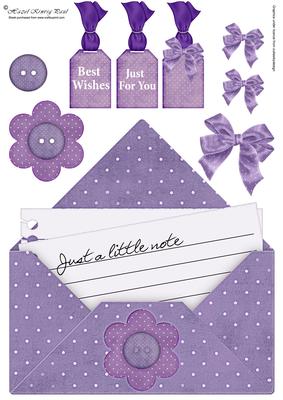 Just a Little Note Card Front - CUP92960_523 | Craftsuprint