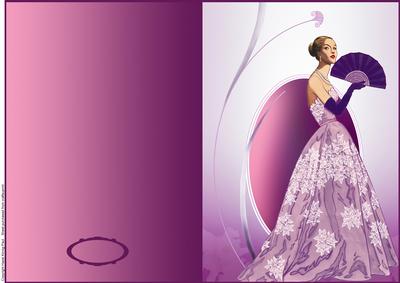 A5 Quick Make Elegant Lady Card - CUP93794_523 | Craftsuprint