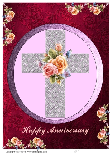 Anniversary cross - CUP1111709_3318 | Craftsuprint