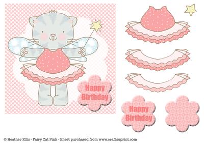 Fairy Cat Pink - CUP544597_2041 | Craftsuprint