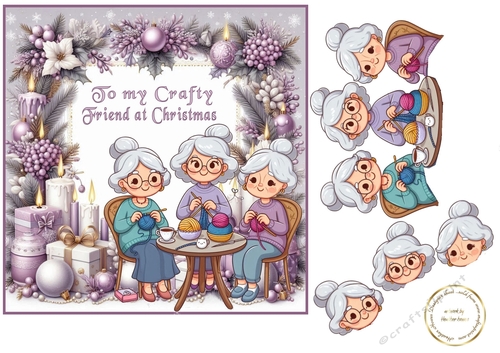 CRAFTY FRIENDS - CUP1337101_107 | Craftsuprint