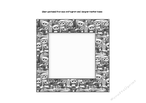 OWL INSERT MONO - CUP1337296_107 | Craftsuprint