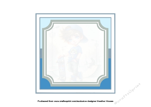 skateboarding Kid insert - CUP1355338_107 | Craftsuprint