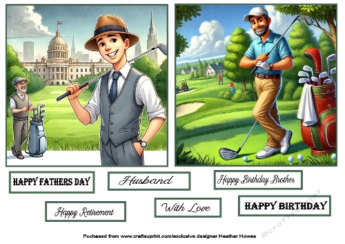 golf toppers - CUP1361251_107 | Craftsuprint