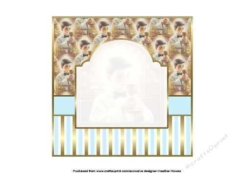 boys holy communion card insert - CUP1362714_107 | Craftsuprint