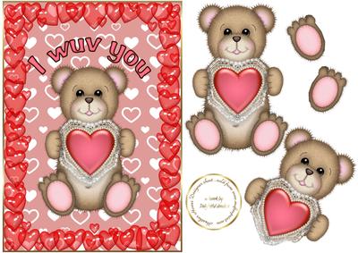 I Wuv You - CUP140812_107 | Craftsuprint