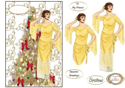 Glitzy Lady - CUP145257_107 | Craftsuprint