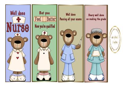 New Qualified Nurse Bookmarks/toppers - CUP162500_107 | Craftsuprint