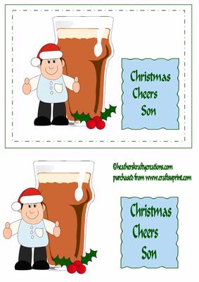 Christmas Cheers Son - CUP16702_107 | Craftsuprint