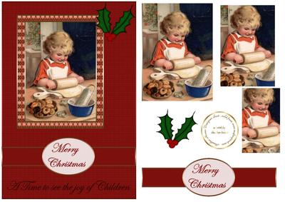 Christmas Baking Vintage - CUP237690_107 | Craftsuprint