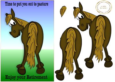 Out to Pasture Retirement - CUP247898_107 | Craftsuprint