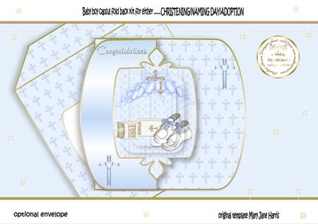 Christening Boy Capsul Kit - CUP357649_107 | Craftsuprint