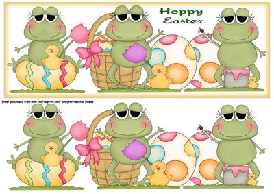 Easter Frogs - CUP495861_107 | Craftsuprint