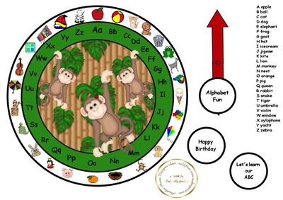 Alphabet Clock - CUP511951_107 | Craftsuprint